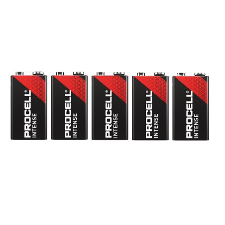 5 pieces Procell Intense MN1604 6LR61 9Volt E-block