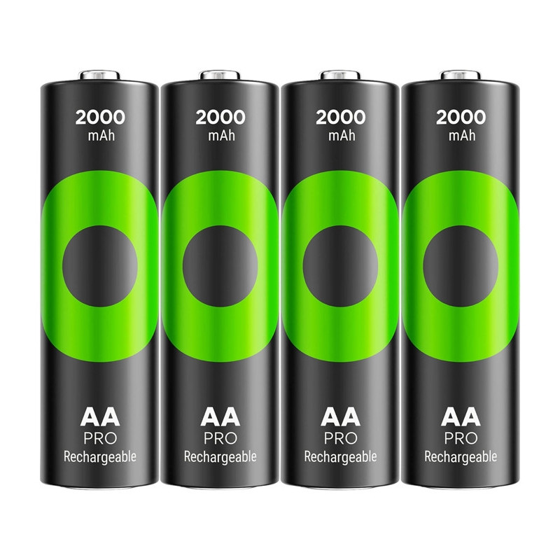 4 PCS GP RECYKO PRO RECHARGEABLE AA 2050mAh